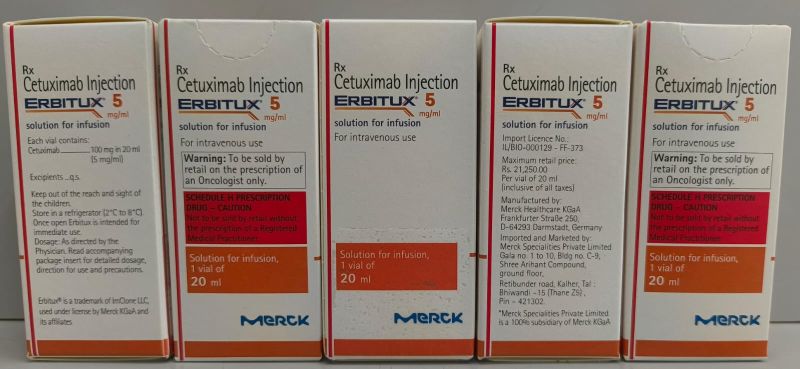 Erbitux 100mg Injection, Packaging Size : 5ml for Hospital at Best ...