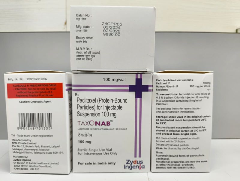 Taxonab 100mg Injection, Composition : Paclitaxel for Hospital at Best ...