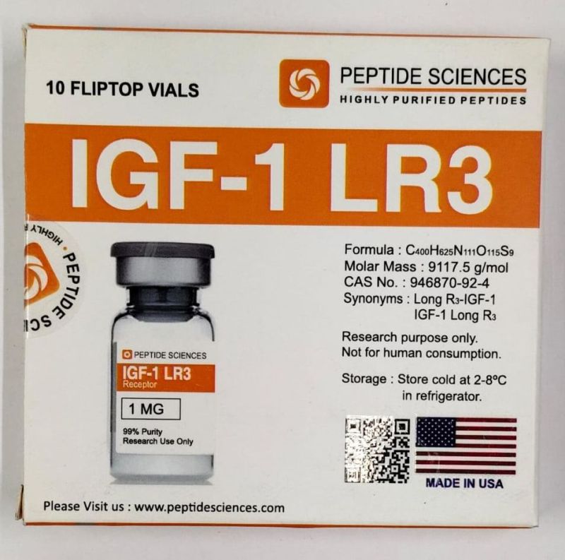 IGF-1 LR3 1mg Injection, Form : Liquid, Purity : 99.9% at Rs 12000 in ...