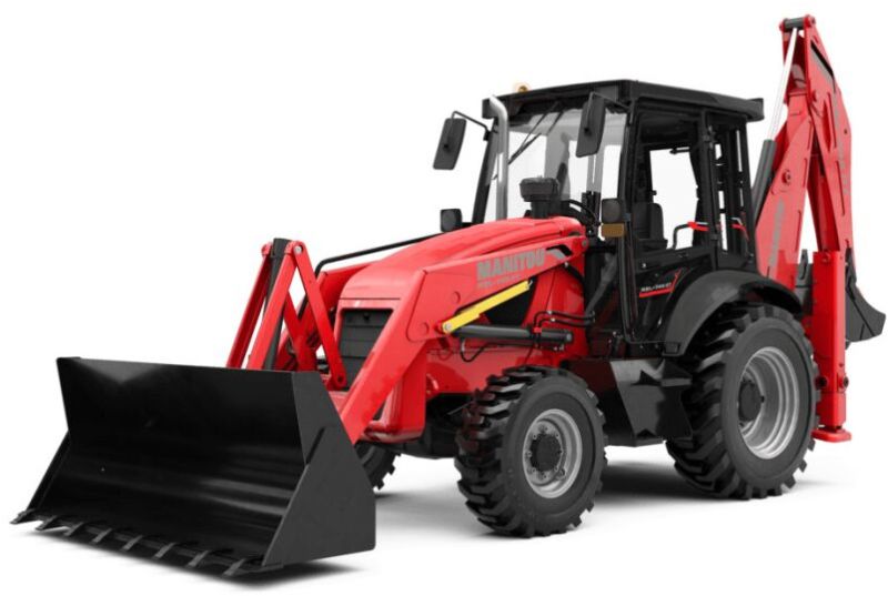 Manitou Backhoe Loader, Color : Yellow for Construction at Best Price ...