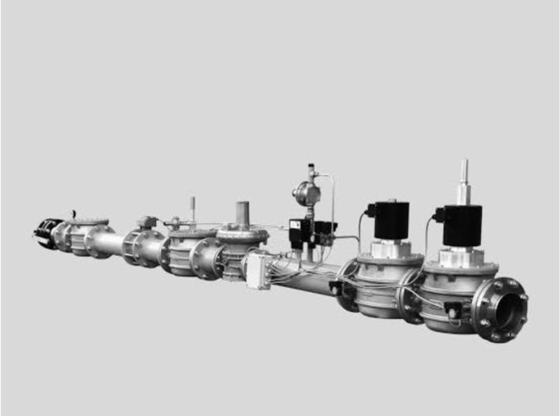 Automatic Color Coated Mild Steel Madas Gas Train, Color : Grey at Rs ...