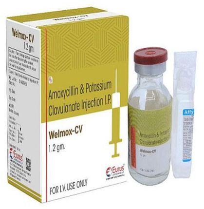 Welmox-CV 1.2 Gm Injection, API Form : Liquid, Packaging Type : Vial at ...