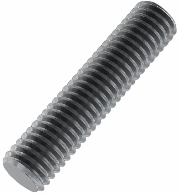 Stainless Steel 1 Inch MS Threaded Rod, Color : Black for Construction ...