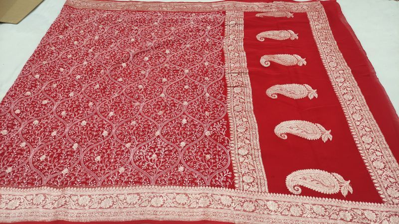 Resham Work Embroidery, Thickness : 0.5-1mm, Technics : Handloom at Rs ...