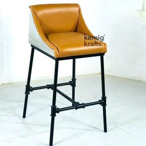 GI Pipe Frame Leather Seat Meta Back Bar Chair at Best Price in Jodhpur ...