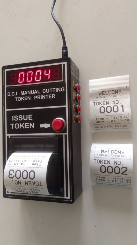 Manual Token Printing Machine, Color : Black at Rs 6000 in Mumbai - ID: 7534988
