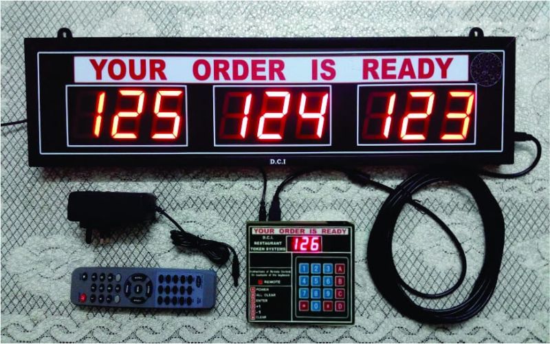 Wired Restaurant Token Display at Rs 7000 in Mumbai - ID: 7535139 | DCI