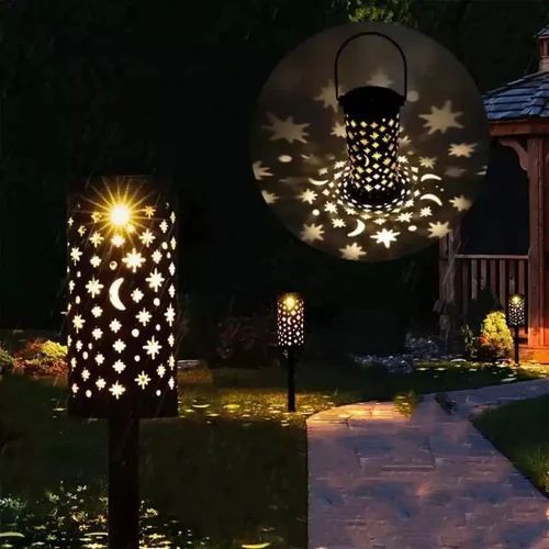 LED Solar Star Pattern Lights, Shape : Round, Weight : 510 Grams at Rs ...