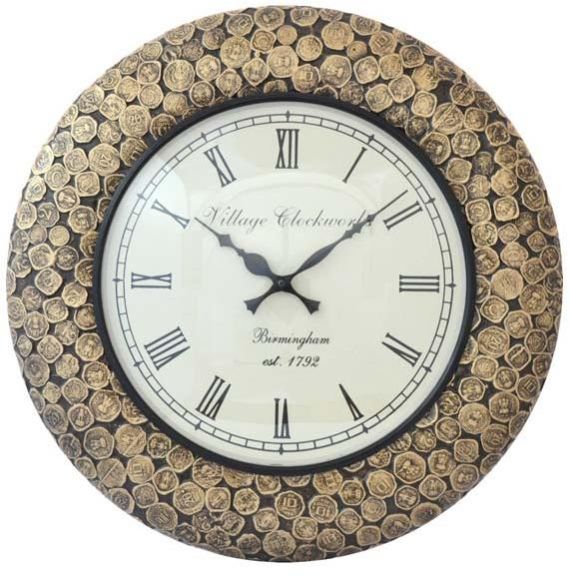 coin Wall clock at Best Price in Jaipur | Shiva Arts