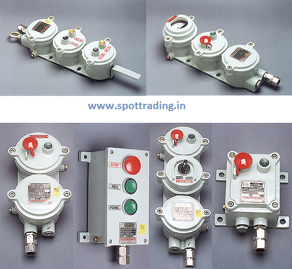 flameproof push button station at Best Price in Delhi | Spot Trading Company