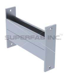 Stainless Steel Channel Double Beam Bracket, Color : Silver - Superfab ...