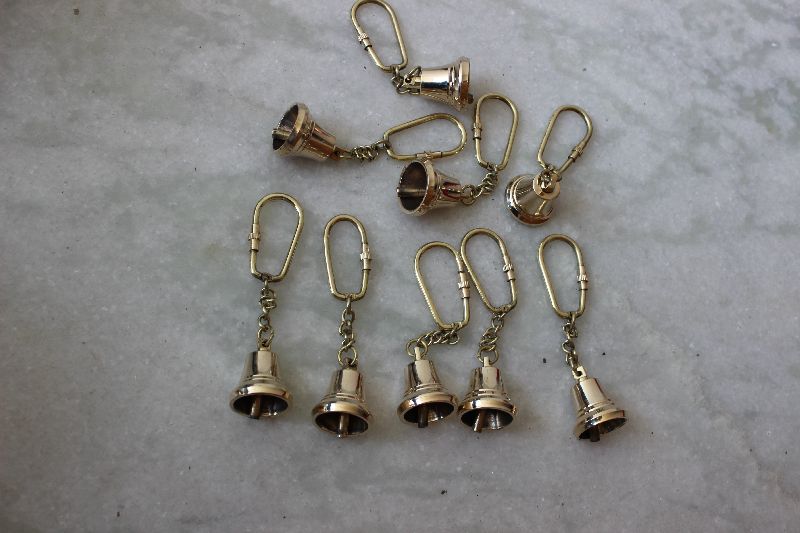 Nautical Brass Bell Keychain, Size : 1 Inch at best price in Roorkee ...