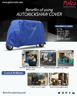 Fabric Auto Rickshaw Covers, Feature : 100% Water Repellent at Rs 799 ...
