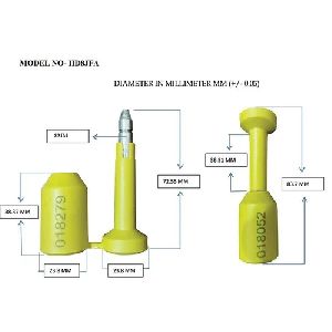 One Time Lock Container Seal, Color : Yellow at Rs 7.25 in delhi - ID ...
